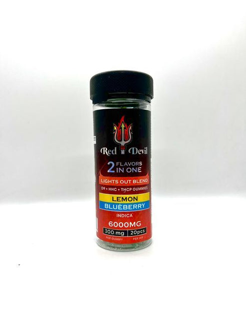 Red Devil Light Out Blend THC DUAL Gummies I 6000MG – SG Fulfillment Center