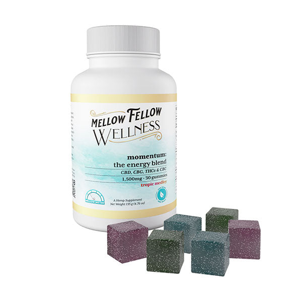 Mellow Fellow Momentum Blend Wellness Gummies (30ct) 1500mg – S.GEM