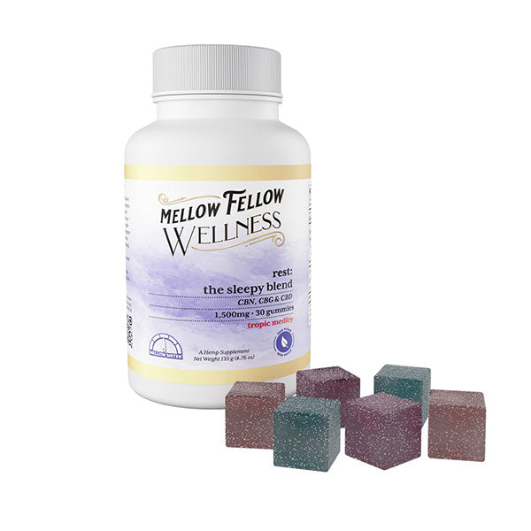 Mellow Fellow Rest Blend Wellness Gummies (30ct) 1500mg – SG ...