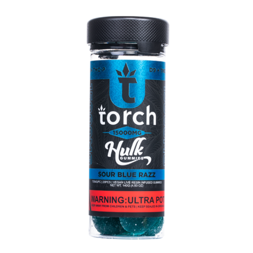 TORCH HULK THC GUMMIES 15000MG- Live Resin D9 + THCP – SG Fulfillment ...