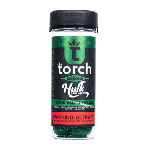 TORCH HULK THC GUMMIES 15000MG- Live Resin D9 + THCP – SG Fulfillment ...