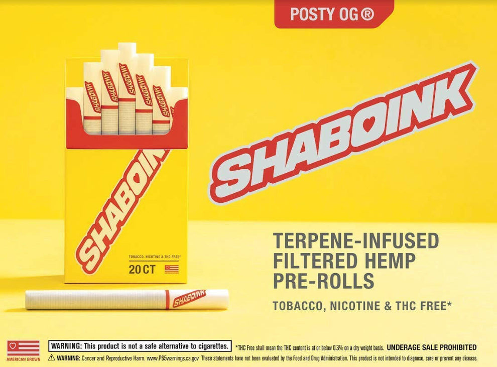 SHABOINK TERPENE-INFUSED HEMP PRE-ROLLS CBD CIGARETTES – S.GEM
